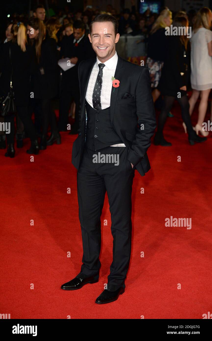X Factor contestant Jay James attending The Hunger Games: Mockingjay ...
