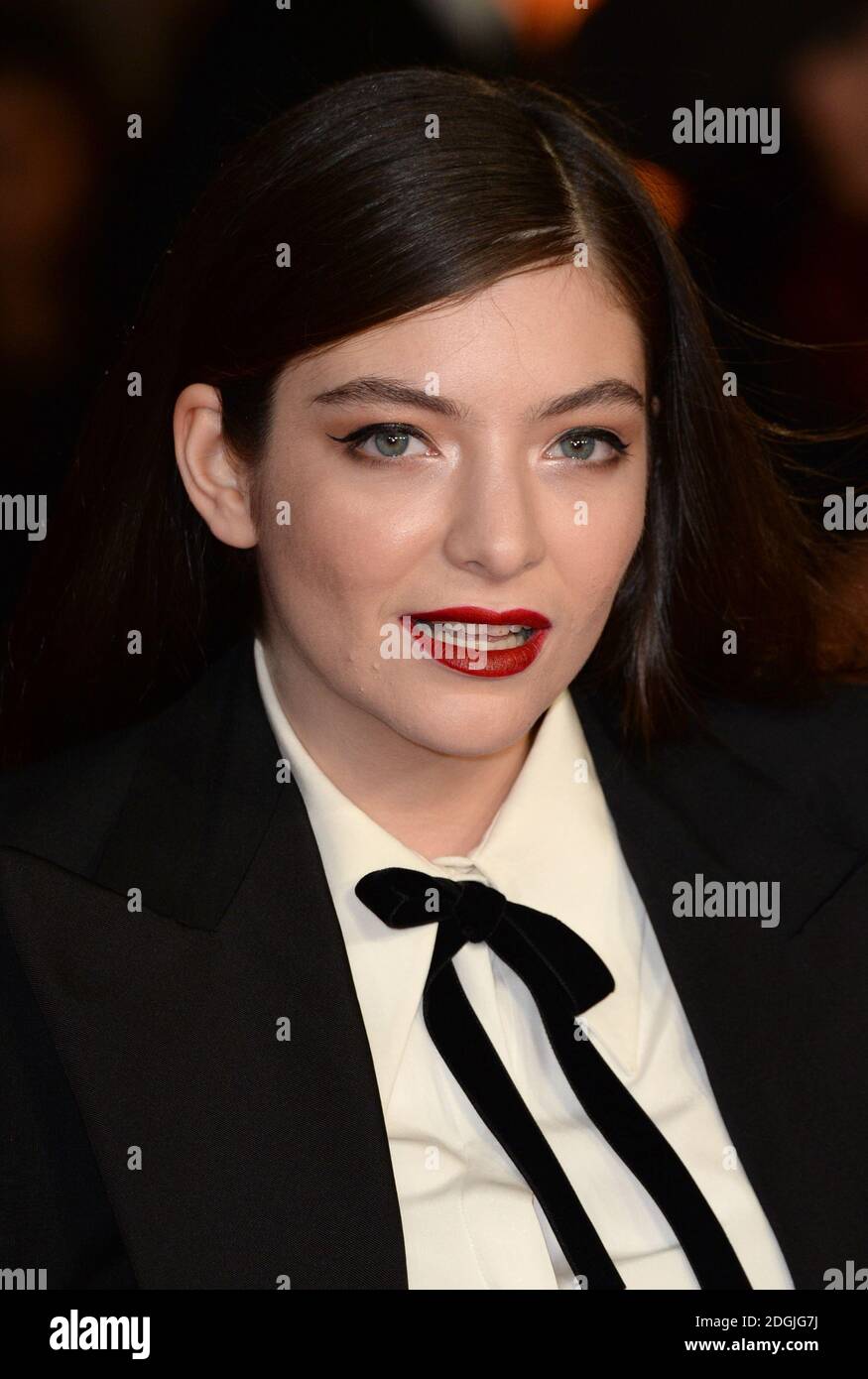 Lorde attending The Hunger Games: Mockingjay Part 1 Premiere, Odeon ...