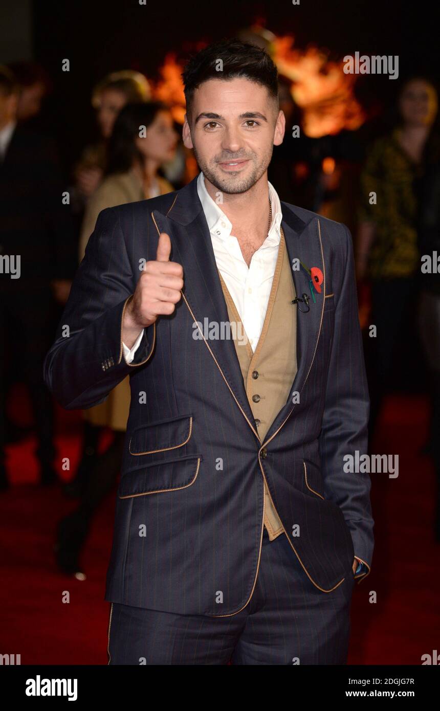 X Factor contestant Ben Haenow attending The Hunger Games: Mockingjay ...