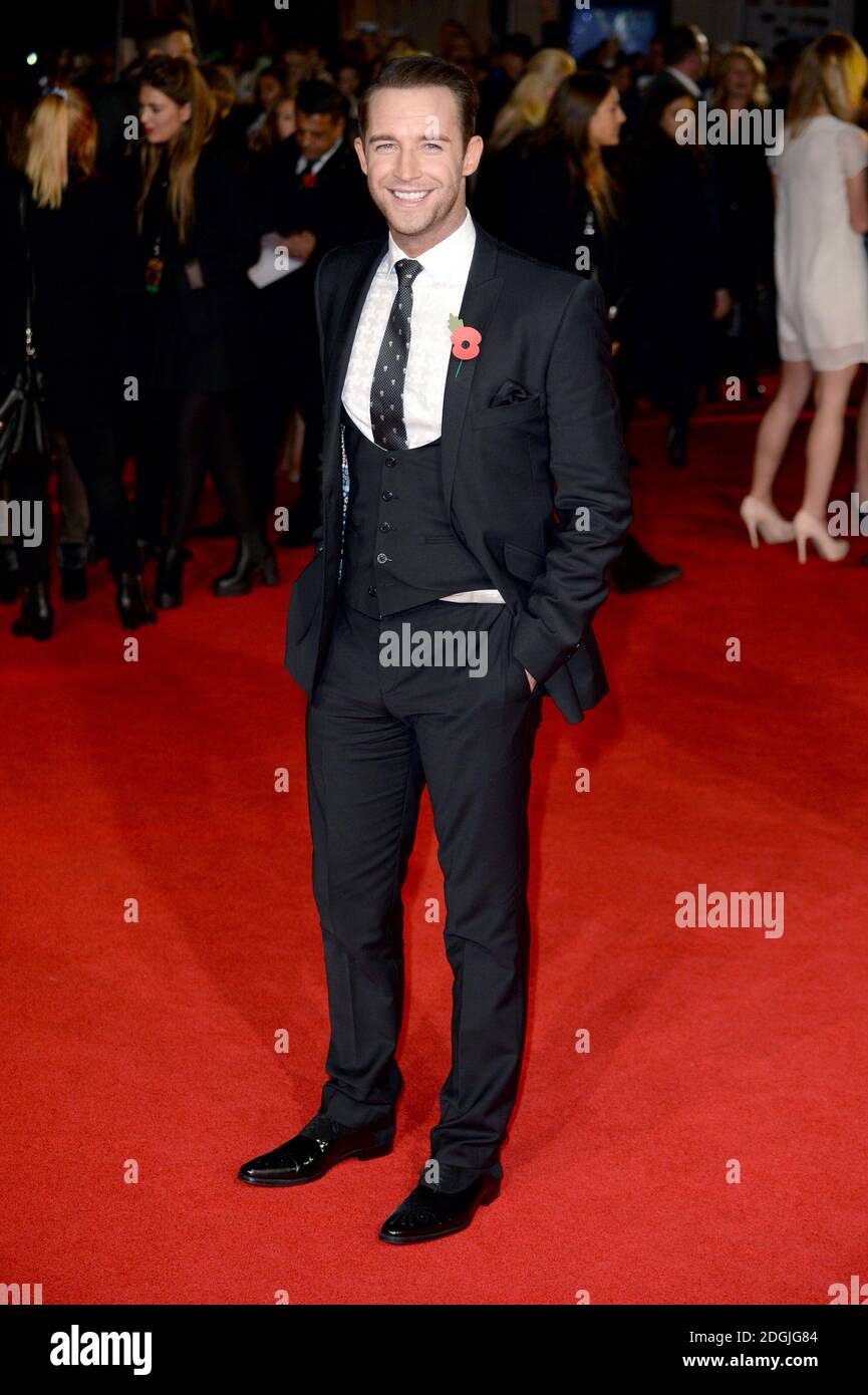 X Factor contestant Jay James attending The Hunger Games: Mockingjay ...