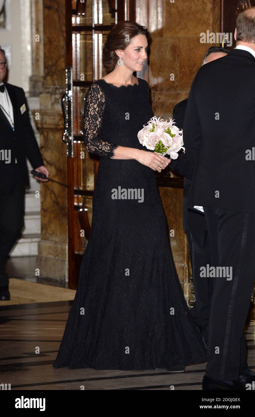 Catherine, Duchess of Cambridge departing from the Royal Variety ...