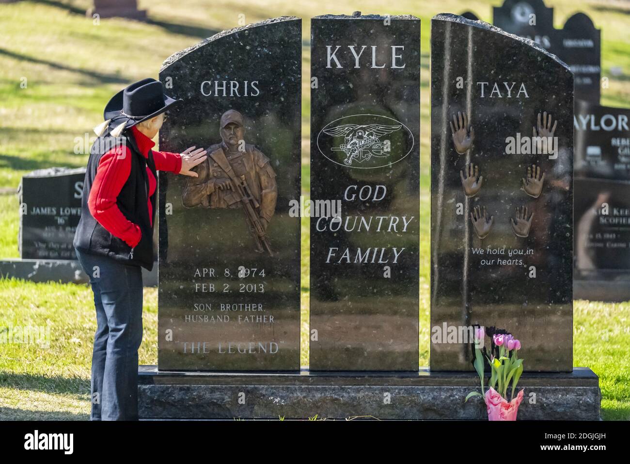 Tomb Of Chris Kyle, American Sniper Stock Photo - Alamy