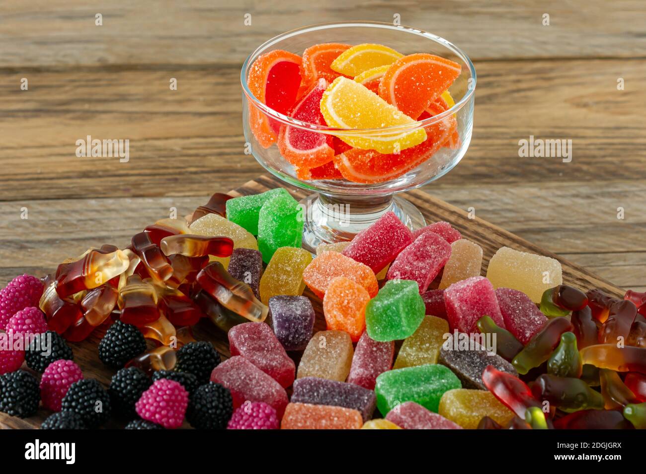 Soft sugar jelly sweets hi-res stock photography and images - Alamy