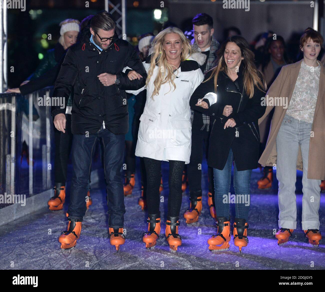 Denise Van Outen at the launch of Eyeskate at the London Eye, South ...
