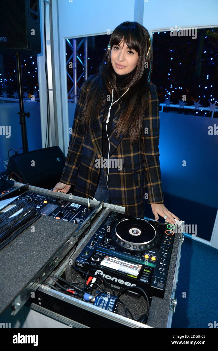 Zara Martin at the launch of Eyeskate at the London Eye, South Bank ...