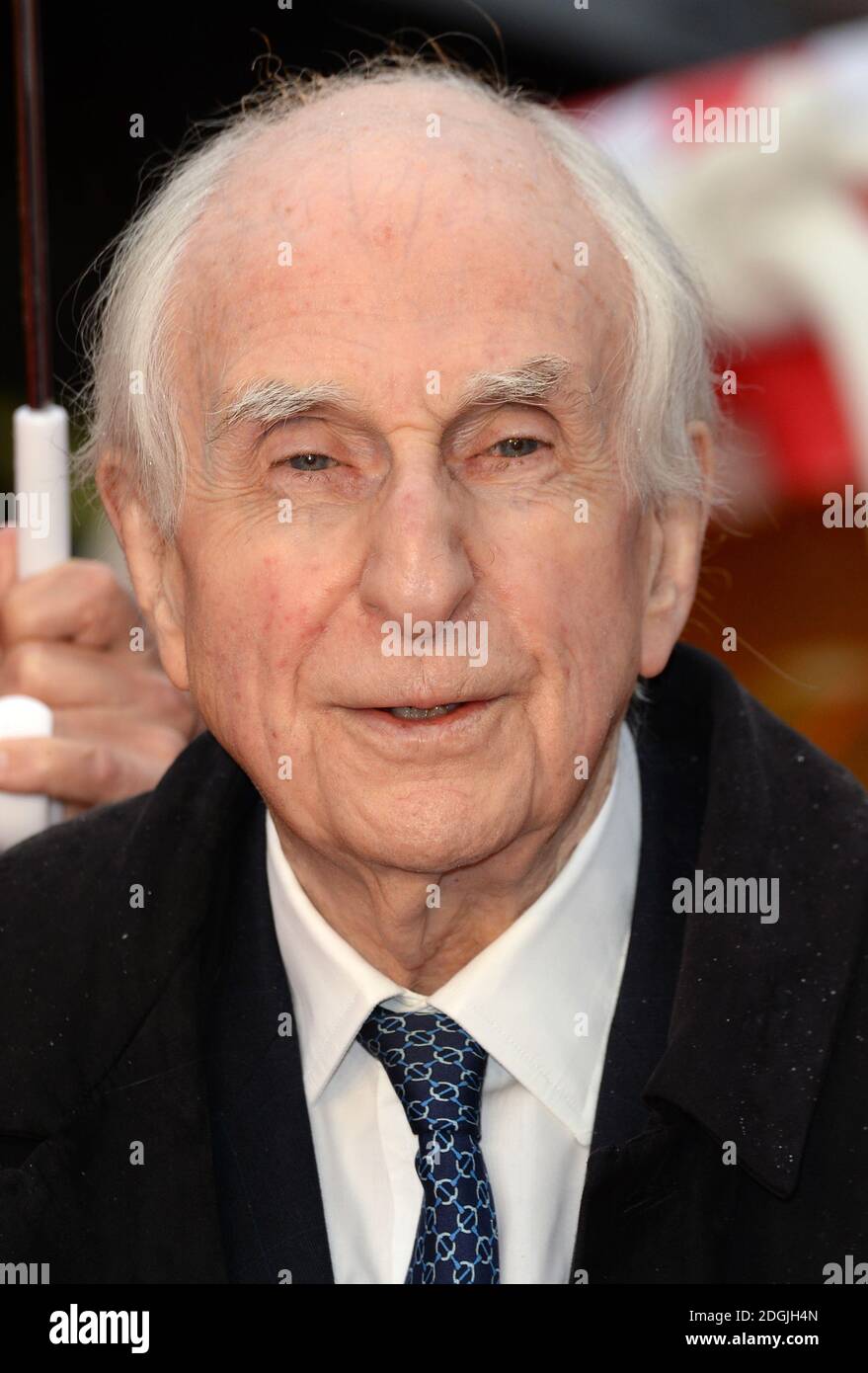 Michael Bond arriving at the Paddington World Premiere, Odeon Cinema ...
