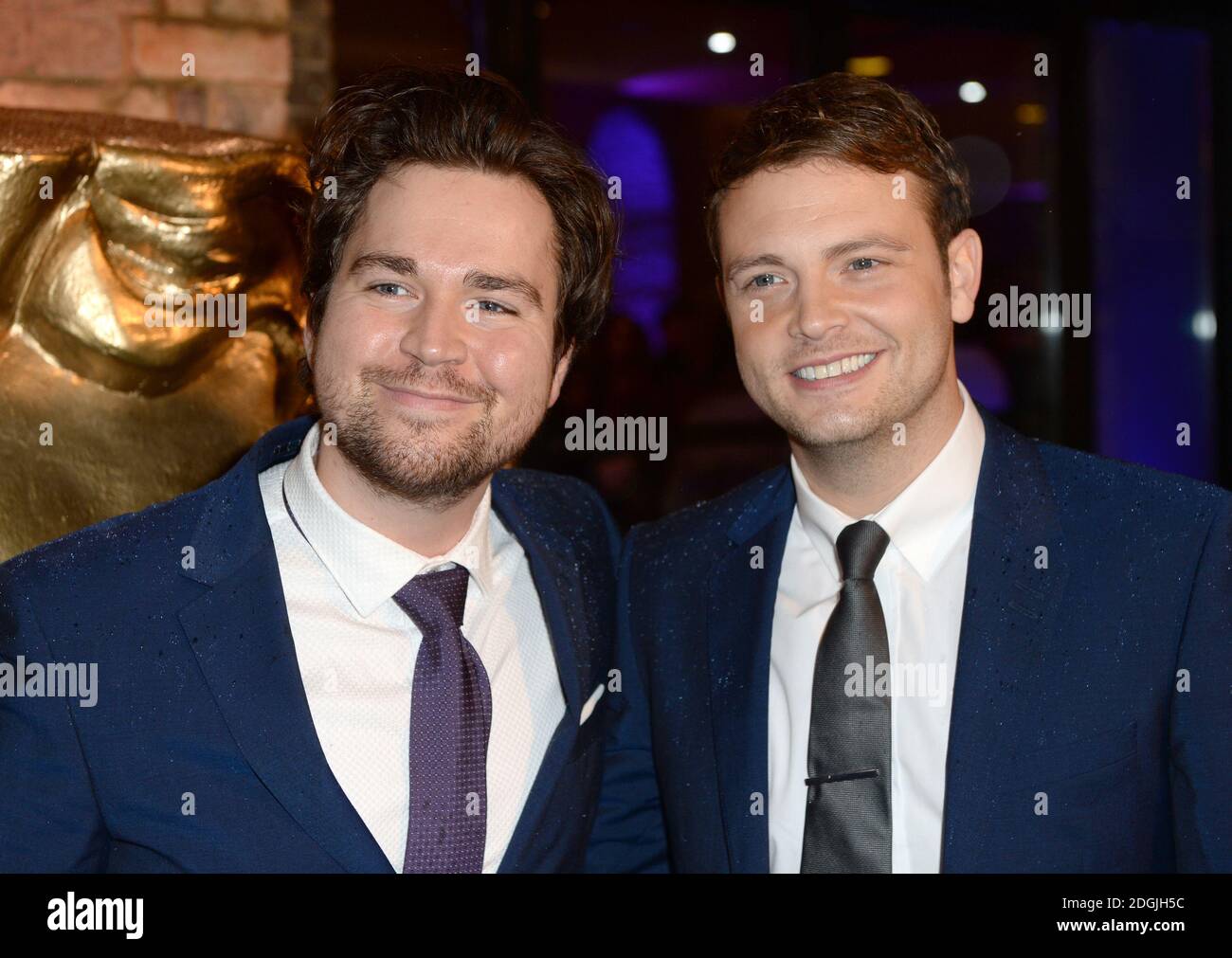 Sam Nixon and Mark Rhodes arriving at the Children's BAFTA's, Camden ...