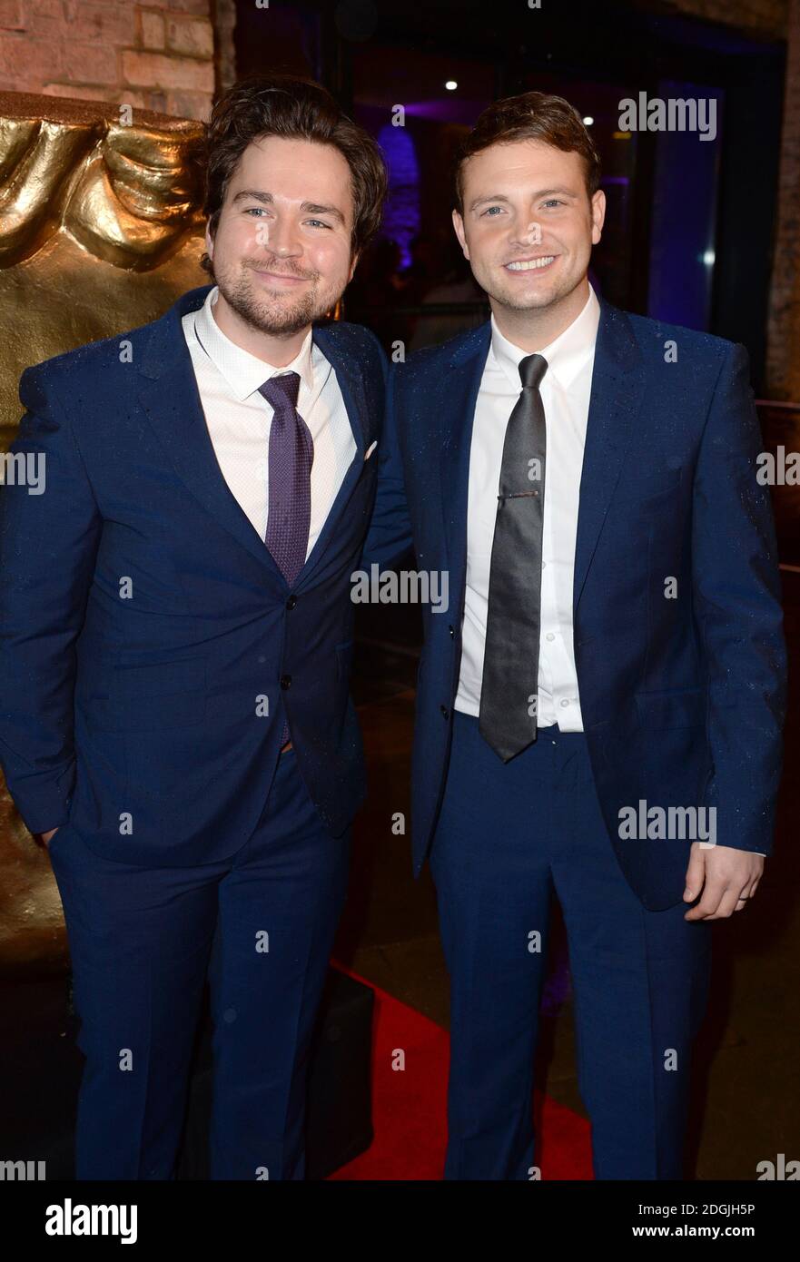 Sam Nixon and Mark Rhodes arriving at the Children's BAFTA's, Camden ...
