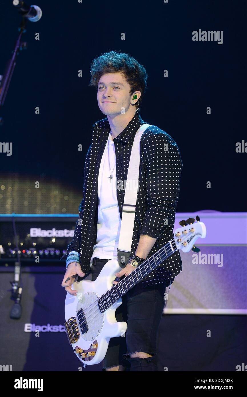 EXCLUSIVE Connor Ball of The Vamps live on stage during the Capital FM ...