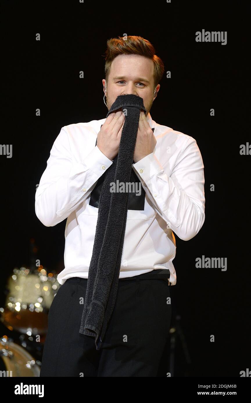 EXCLUSIVE Olly Murs live on stage during the Capital FM Jingle Bell ...