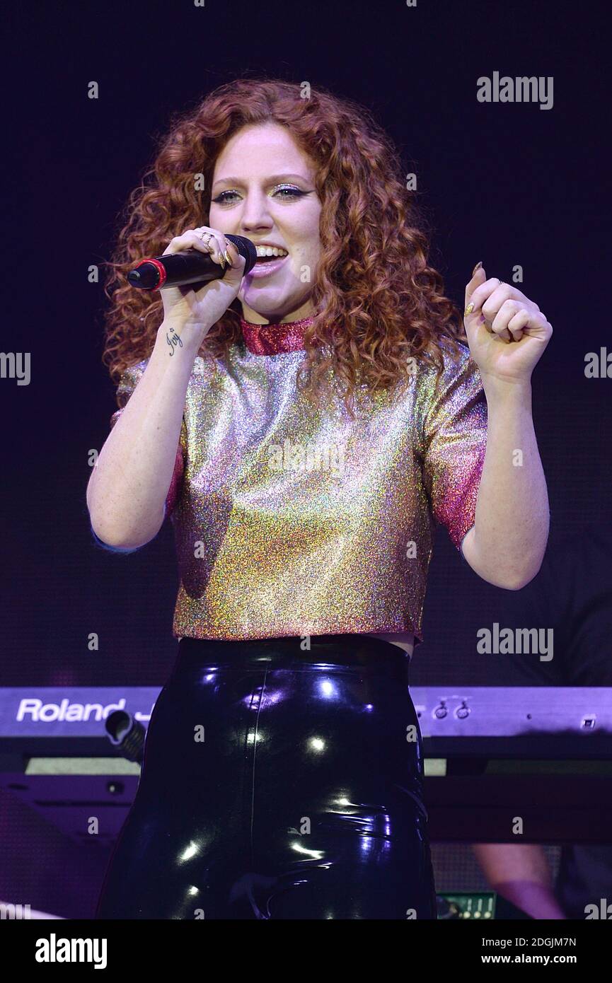 EXCLUSIVE Jess Glynne live on stage during the Capital FM Jingle Bell ...