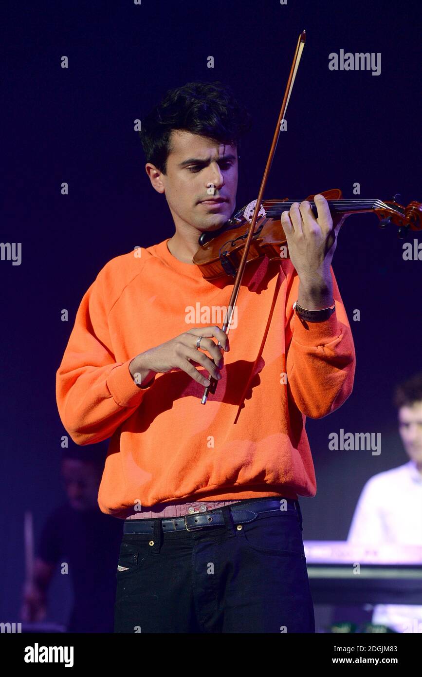 Milan Neil Amin-Smith of Clean Bandit live on stage during the Capital ...