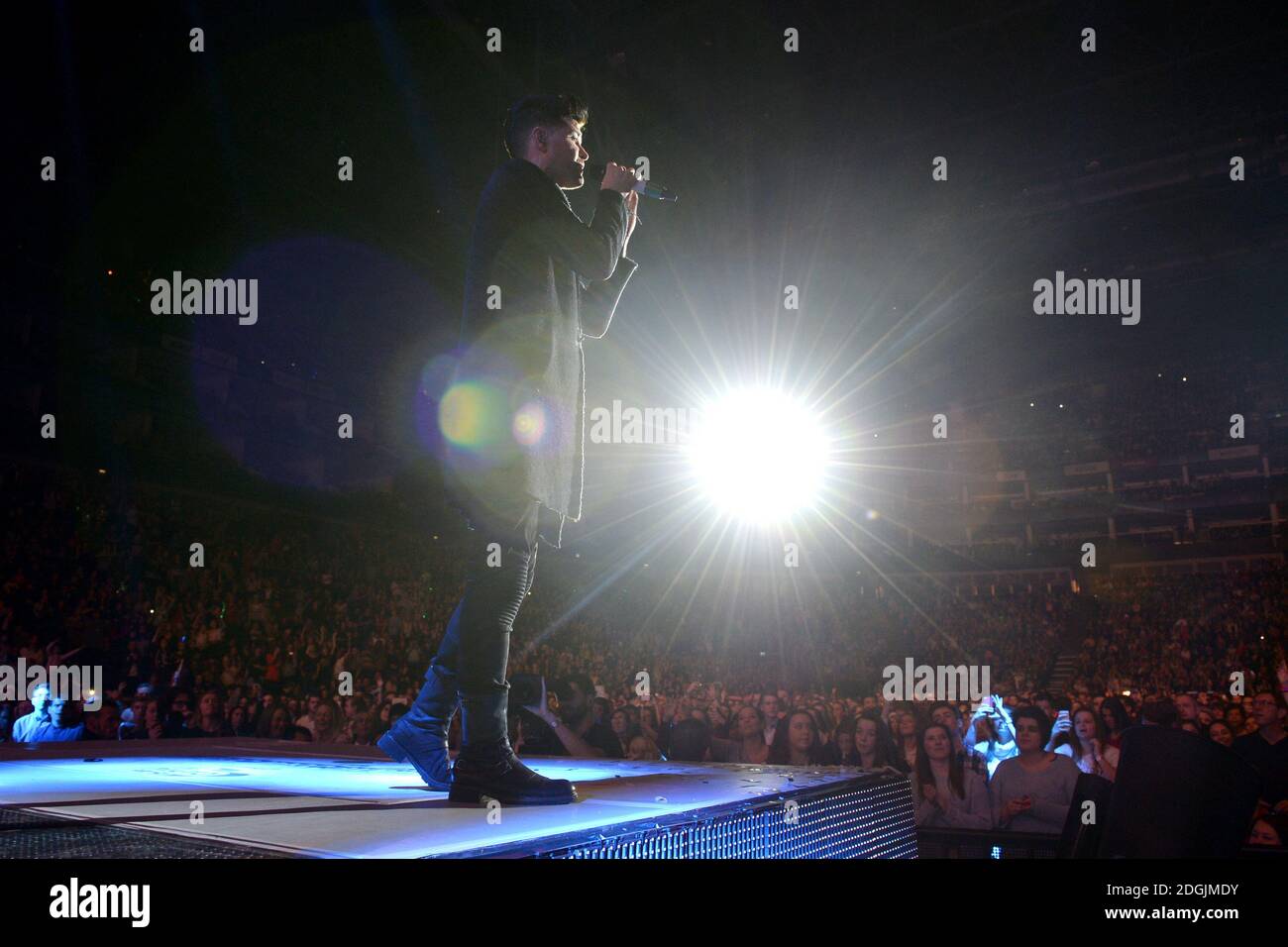 EXCLUSIVE Danny o'Donoghue of The Script live on stage during the ...