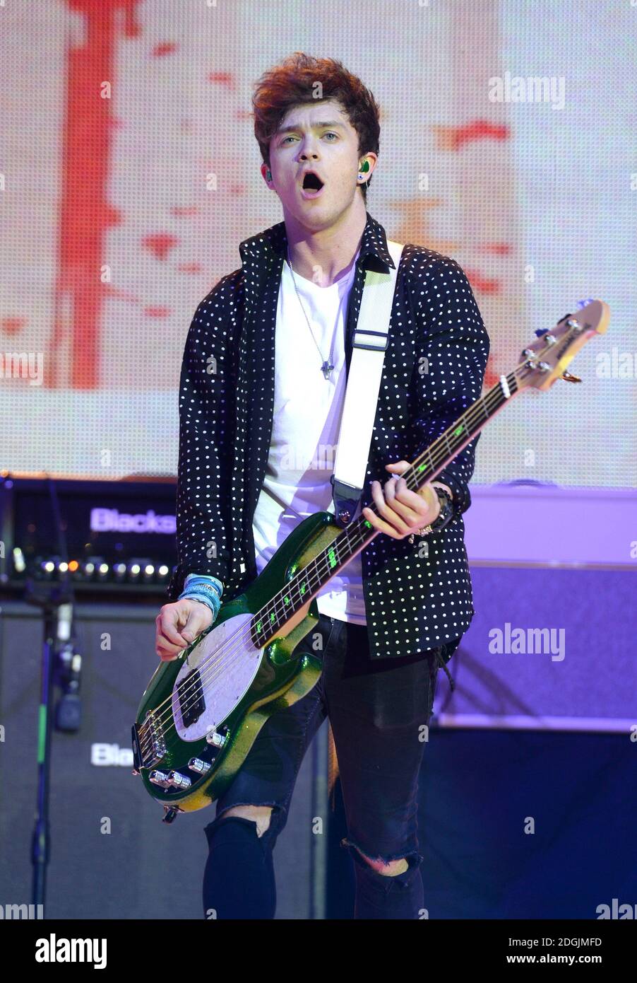 EXCLUSIVE Connor Ball of The Vamps live on stage during the Capital FM ...