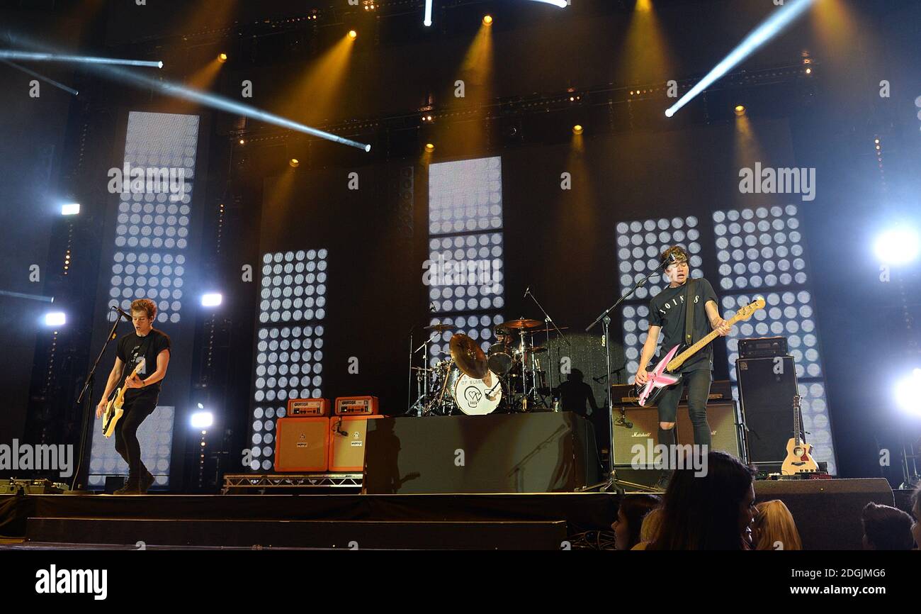 EXCLUSIVE *** Luke Hemmings, Ashton Irwin and Calum Hood of 5 Seconds ...