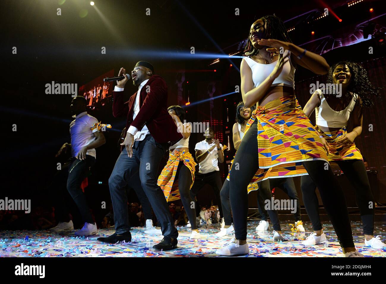EXCLUSIVE *** Fuse ODG performing live on stage during the Capital FM ...