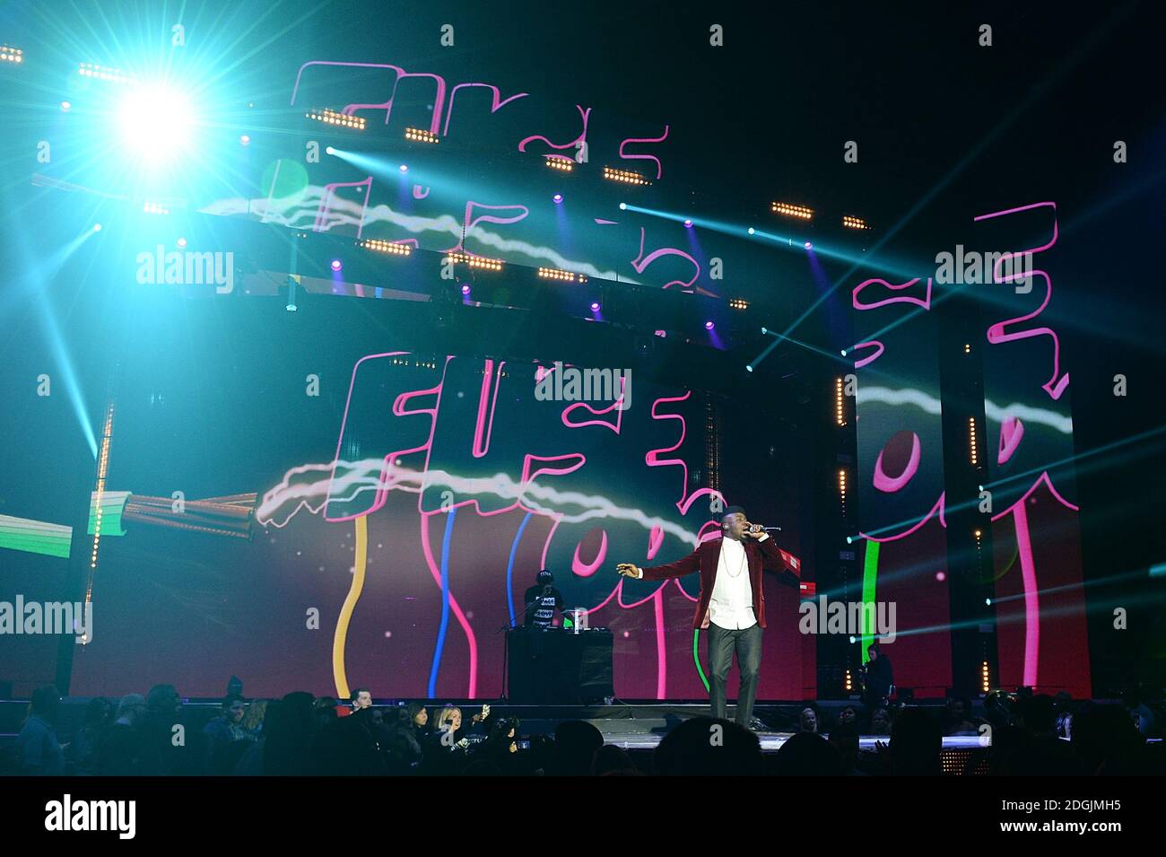 EXCLUSIVE *** Fuse ODG performing live on stage during the Capital FM ...