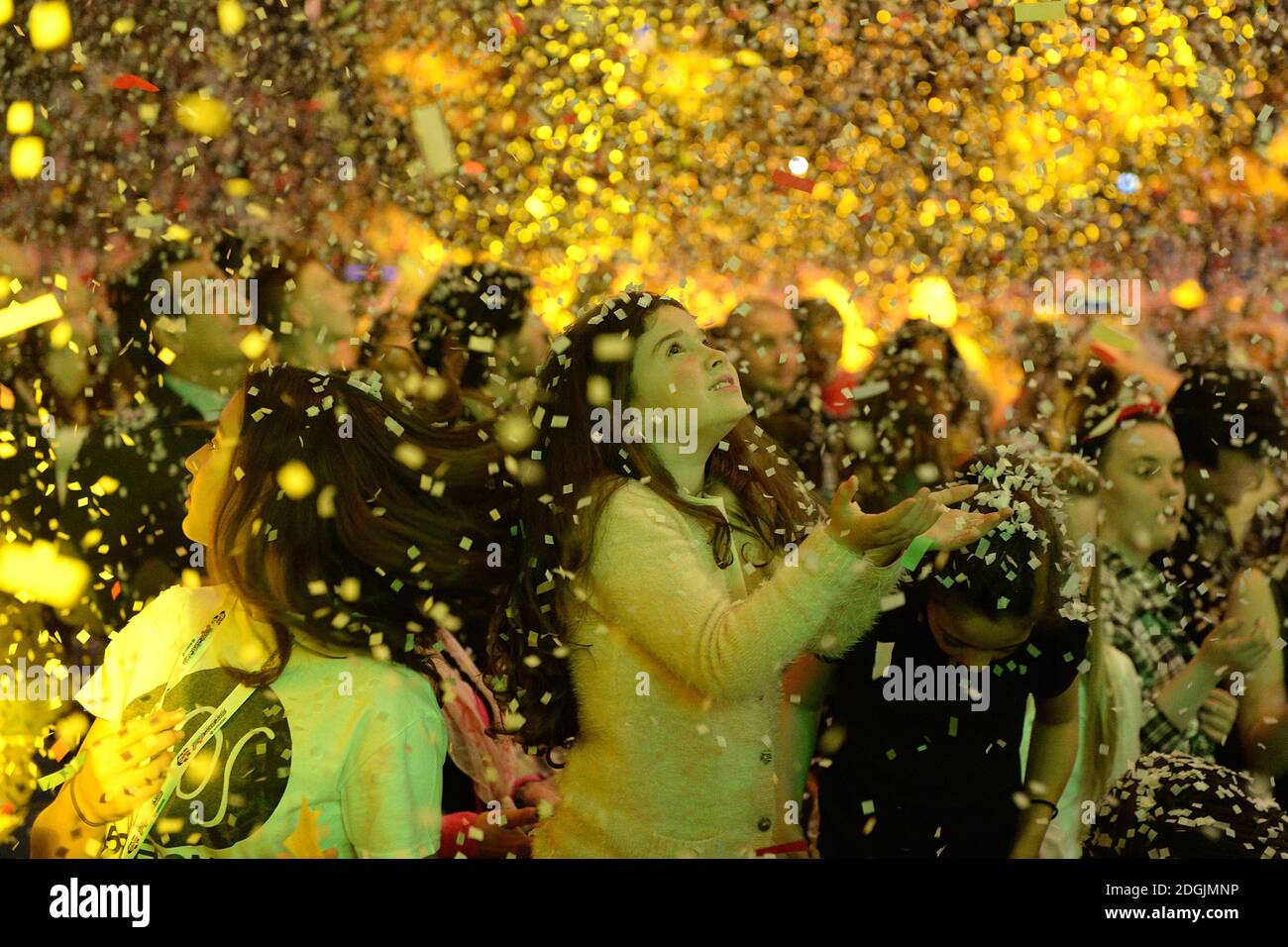 EXCLUSIVE *** Fans in the crowd enjoy the atmosphere during the Capital ...