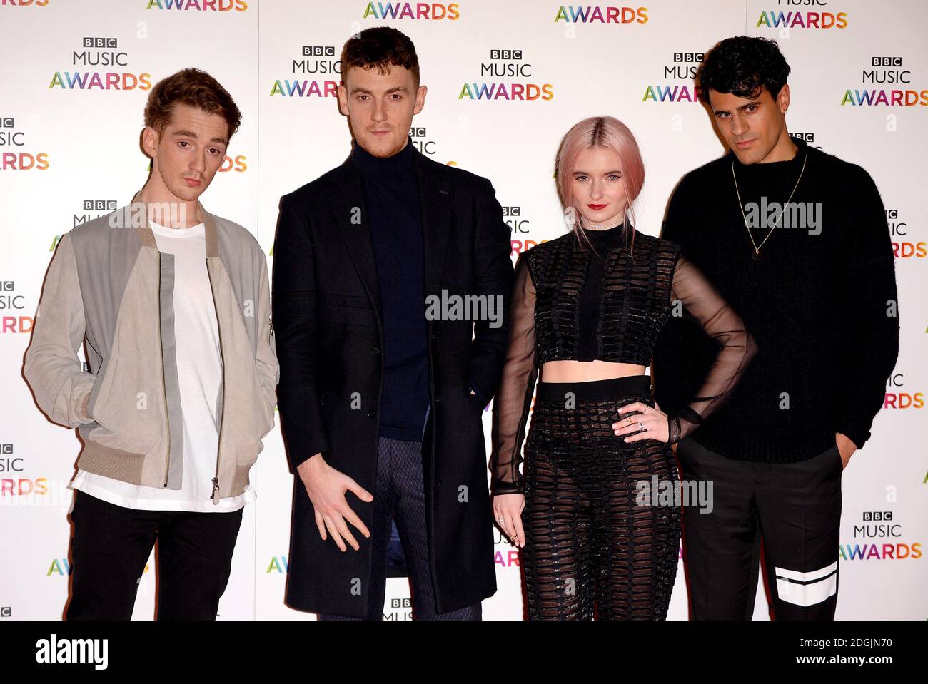 (L-R) Luke Patterson, Jack Patterson, Grace Chatto and Milan Neil Amin ...