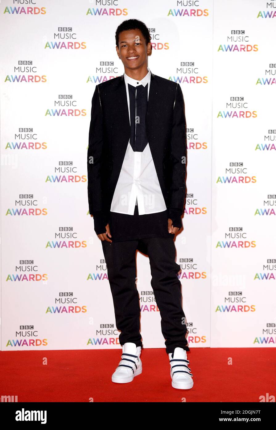 Cody Wise attending the BBC Music Awards at Earl's Court, London Stock ...