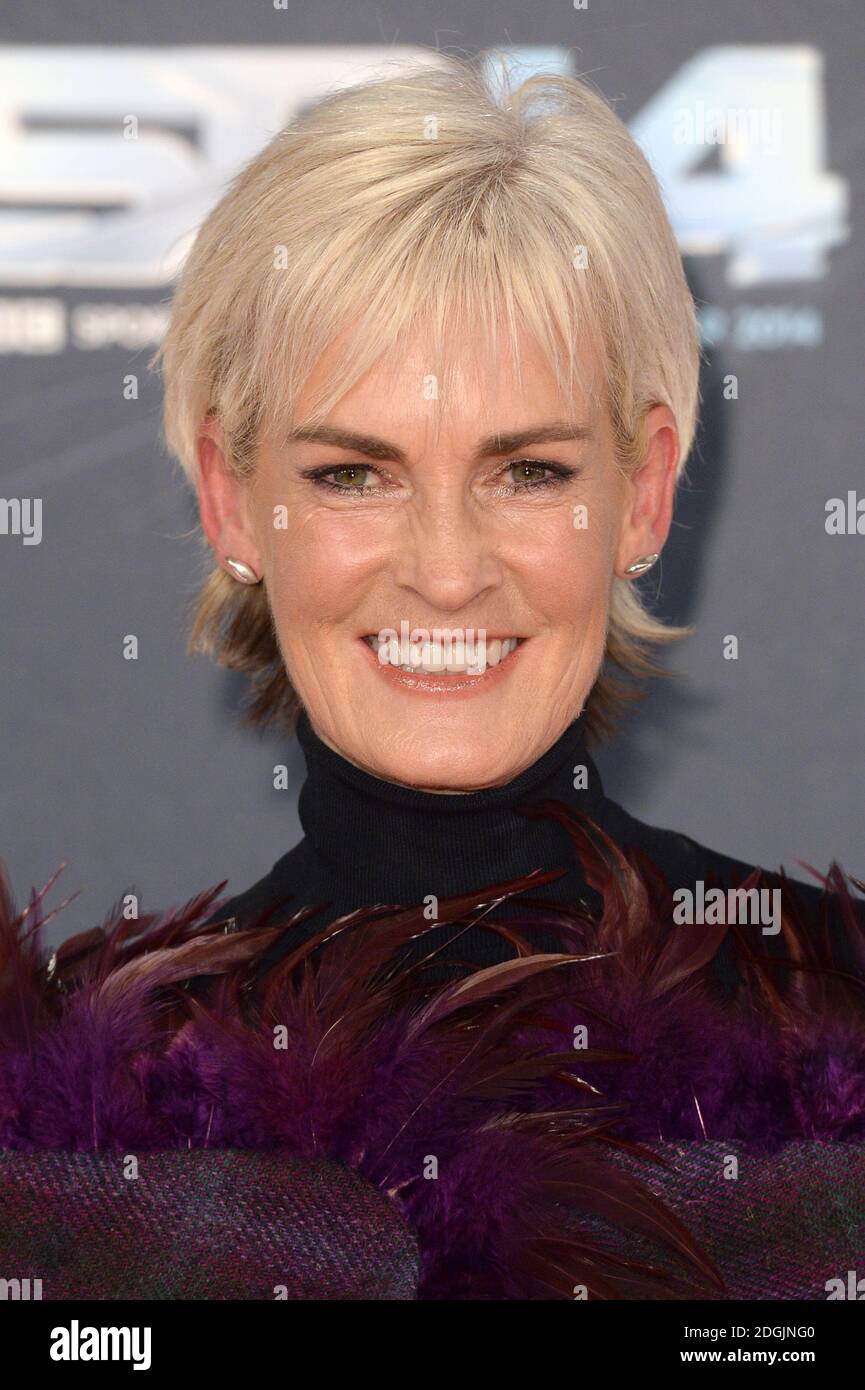 Judy Murray arriving for the 2014 Sports Personality of the Year Awards ...