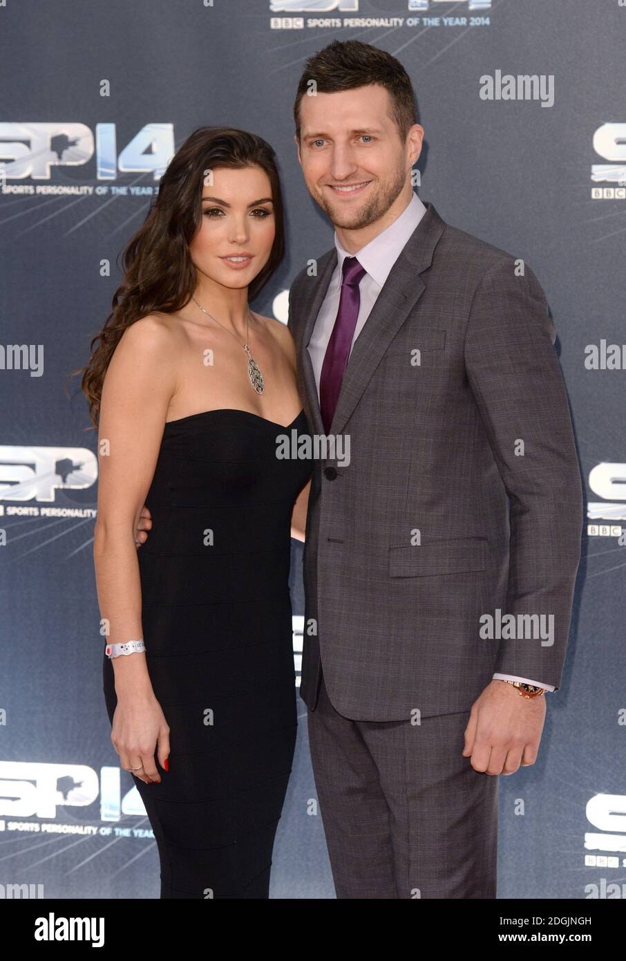 Carl Froch and Rachael Cordingley arriving for the 2014 Sports ...