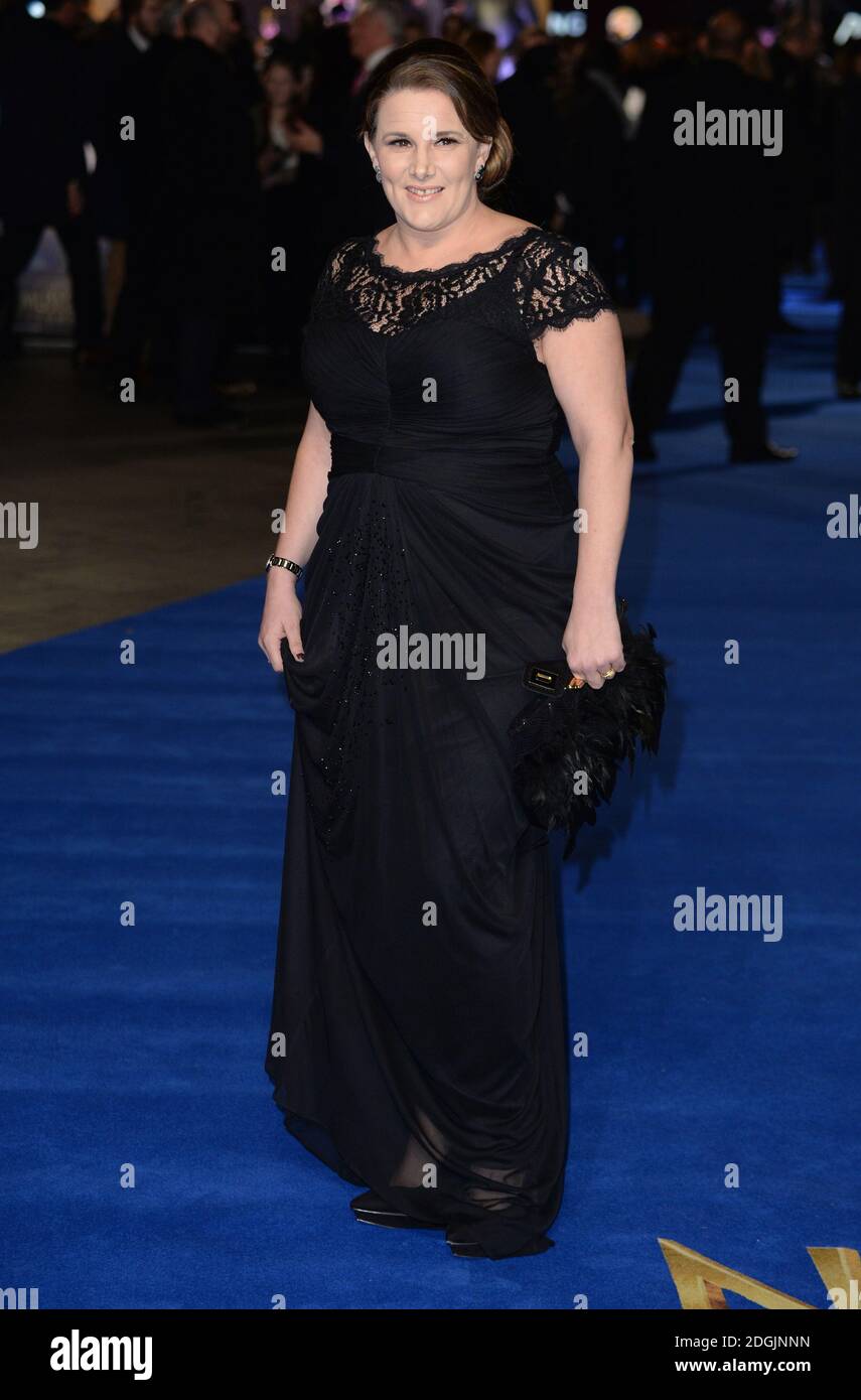 Sam Bailey arriving at the Night at the Museum Secret of The Tomb ...