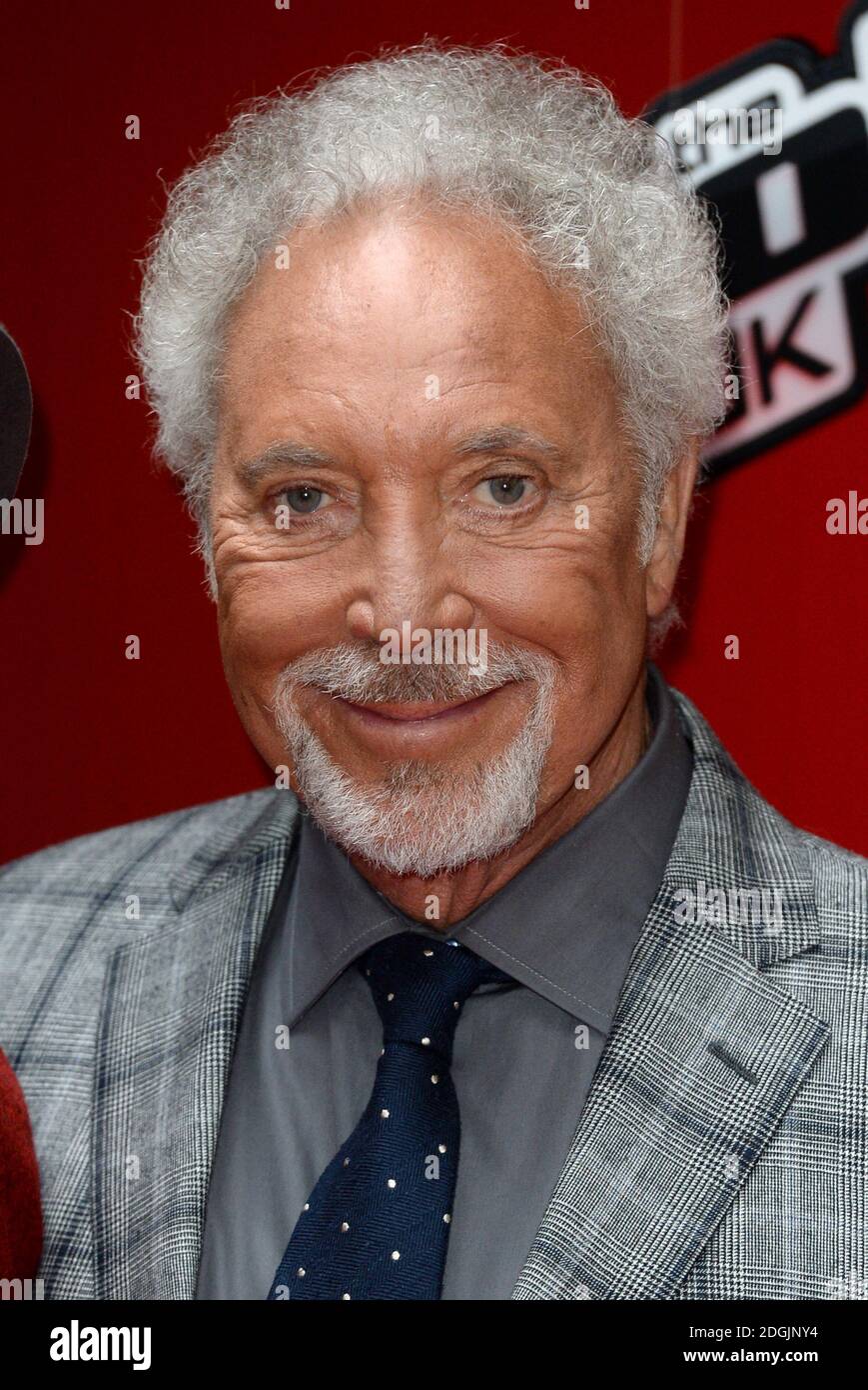 Tom Jones attending The Voice UK Series Launch, The Mondrian Hotel ...