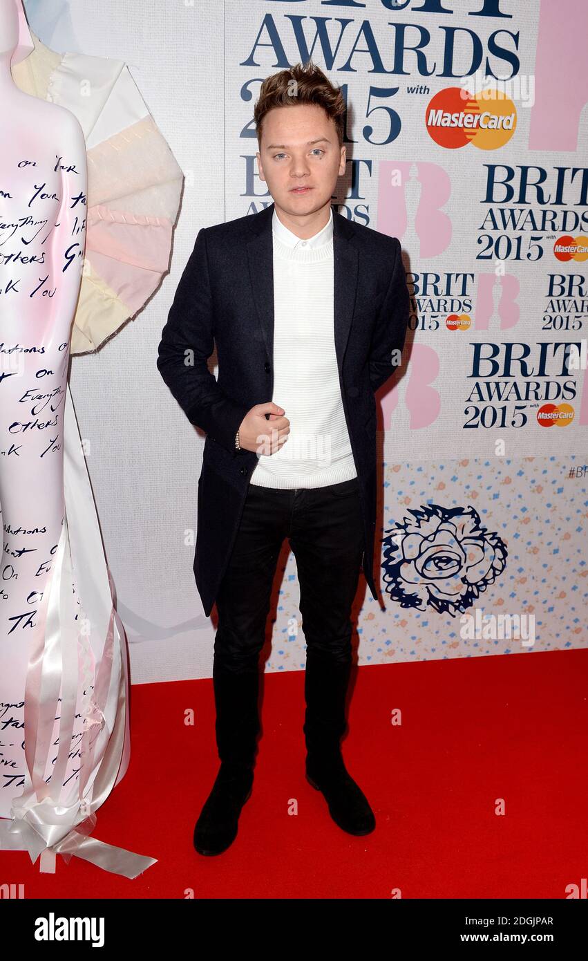 Conor Maynard attending the BRIT Awards 2015 Nominations launch held at ...