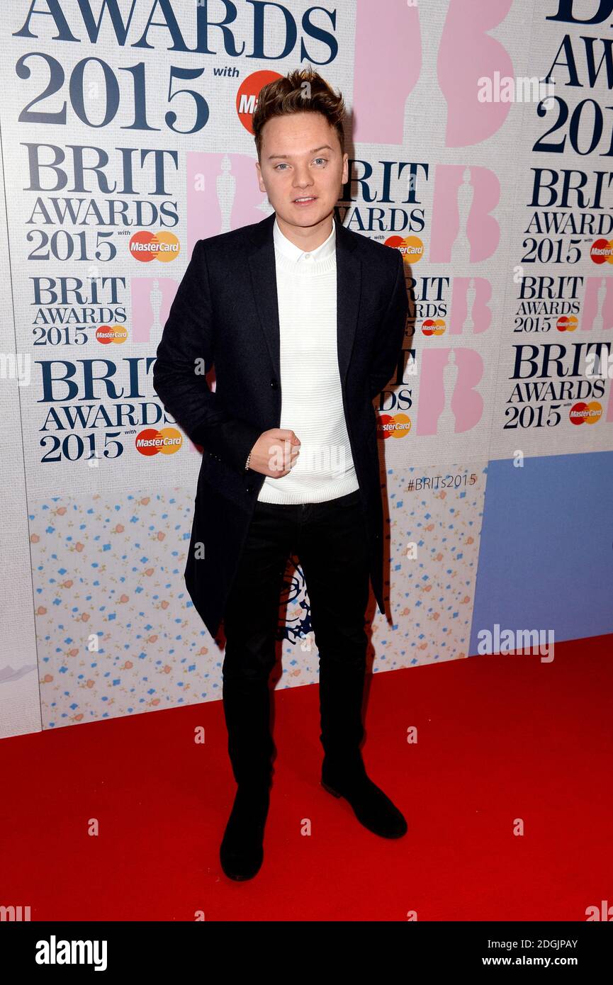 Conor Maynard attending the BRIT Awards 2015 Nominations launch held at ...
