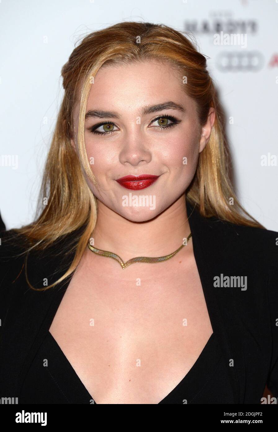 Florence Pugh arriving at the London Critics Circle Film Awards 2015 ...
