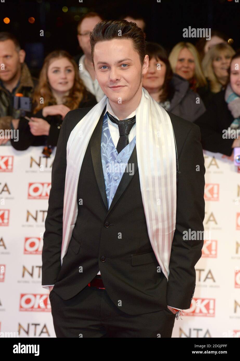 Tyger Drew-Honey on the red carpet at the National Television Awards ...