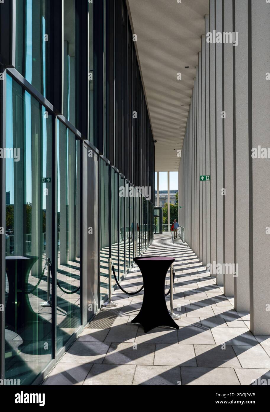 Gallery at the James Simon Gallery Stock Photo - Alamy