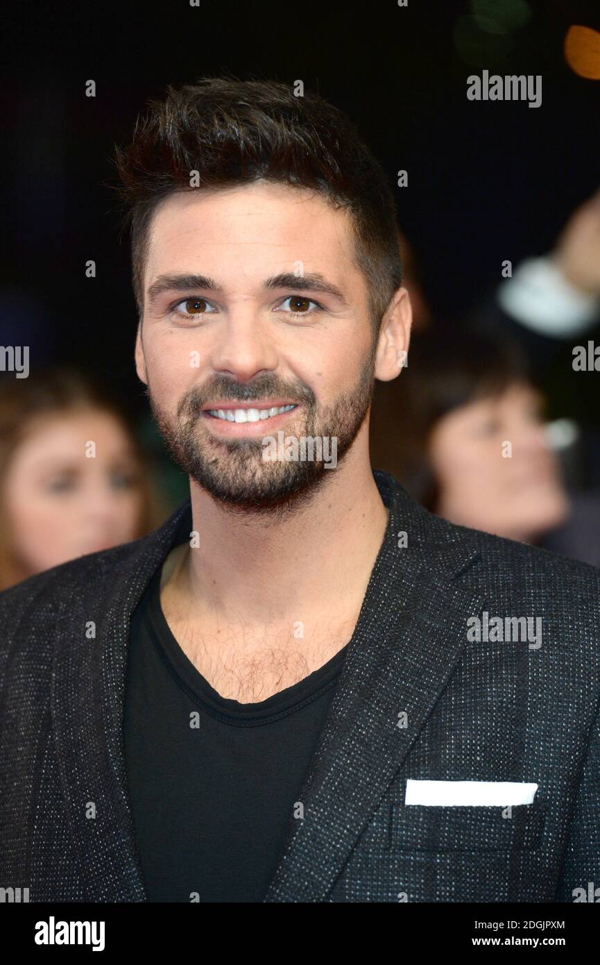 Ben Haenow on the red carpet at the National Television Awards 2015 ...