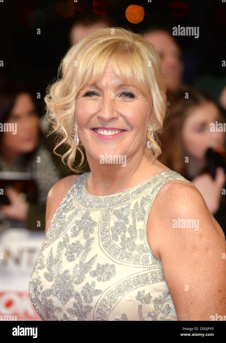 Jennifer Gibney on the red carpet at the National Television Awards ...