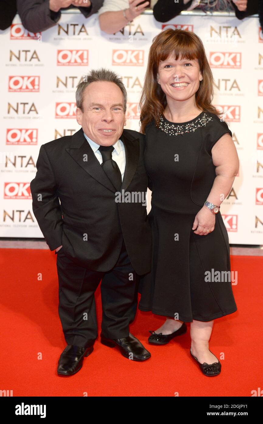 Warwick Davis and wife Samantha on the red carpet at the National ...