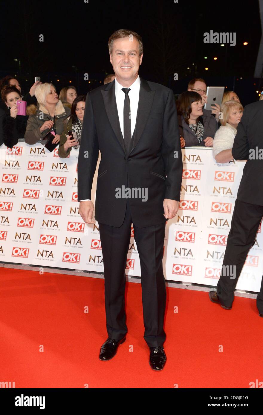 Peter Jones on the red carpet at the National Television Awards 2015 ...
