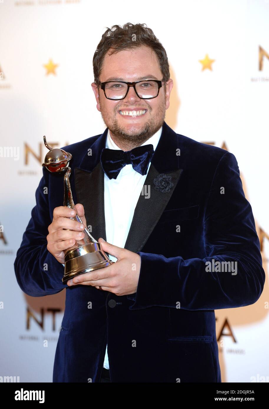 Alan Carr with the Award for Best Chat Show (Alan Carr's Chatty Man) in ...