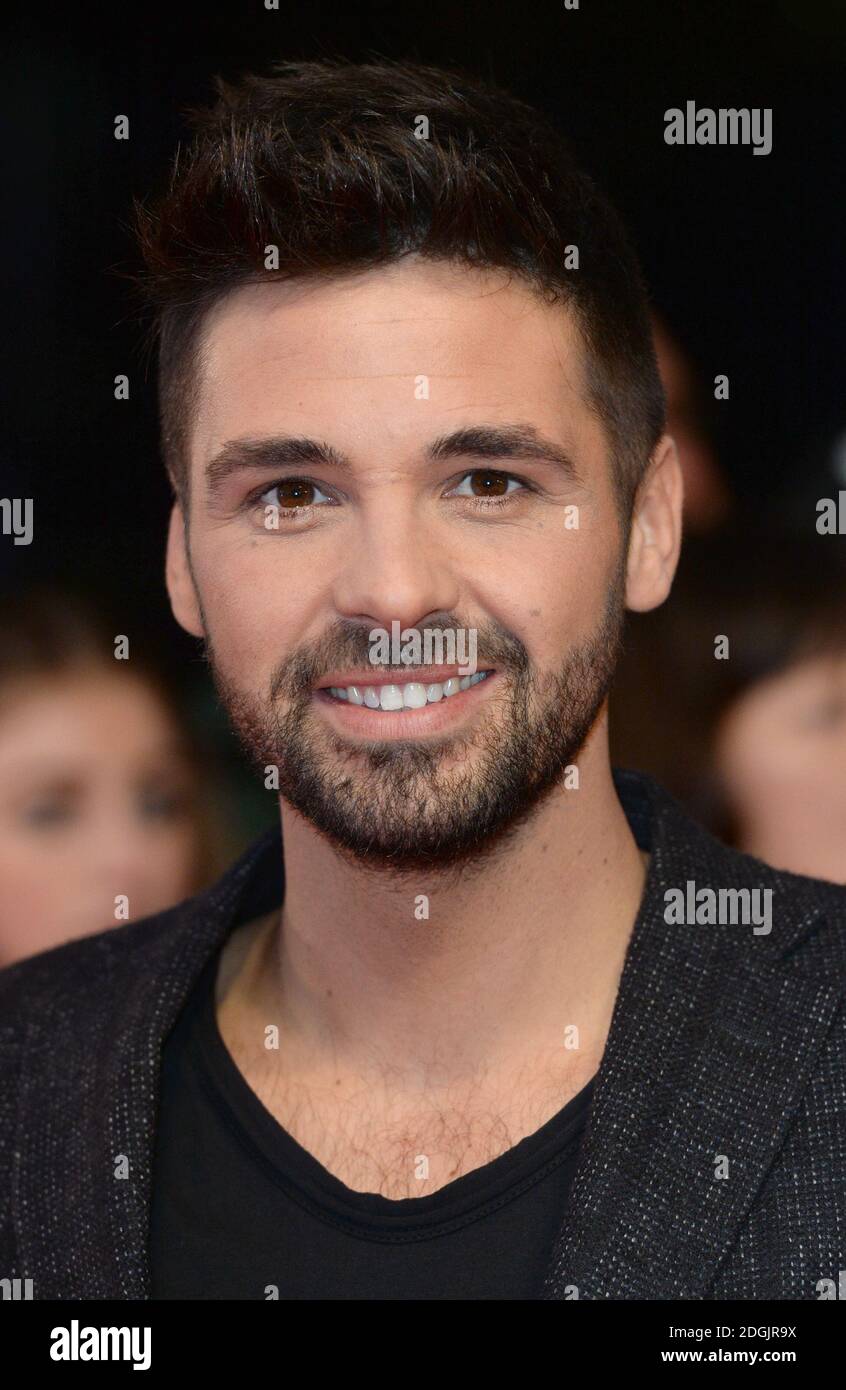 Ben Haenow on the red carpet at the National Television Awards 2015 ...