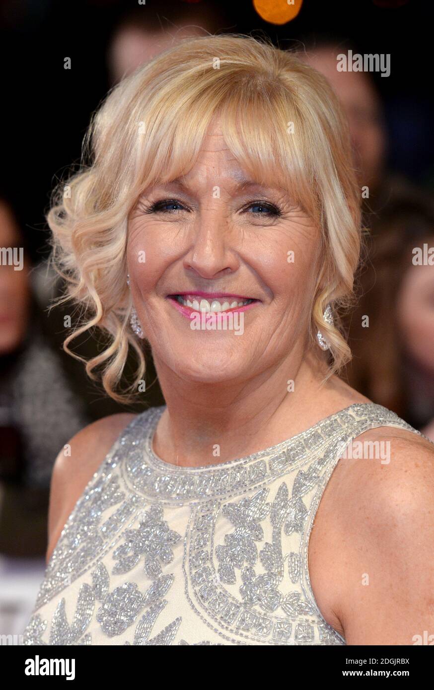 Jennifer Gibney on the red carpet at the National Television Awards ...