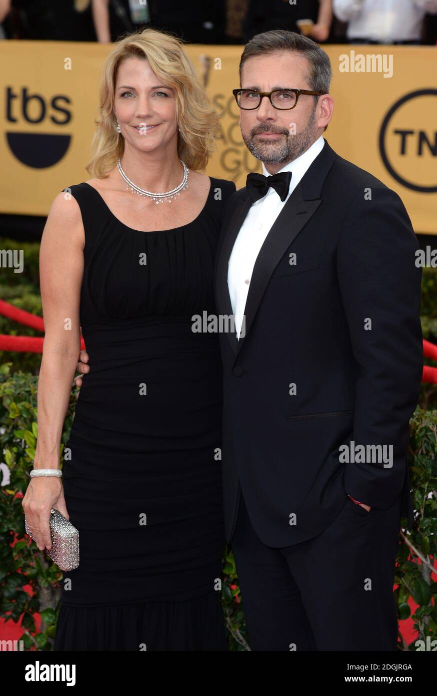 Steve Carell and Nancy Carell arriving on the red carpet at the 21st ...