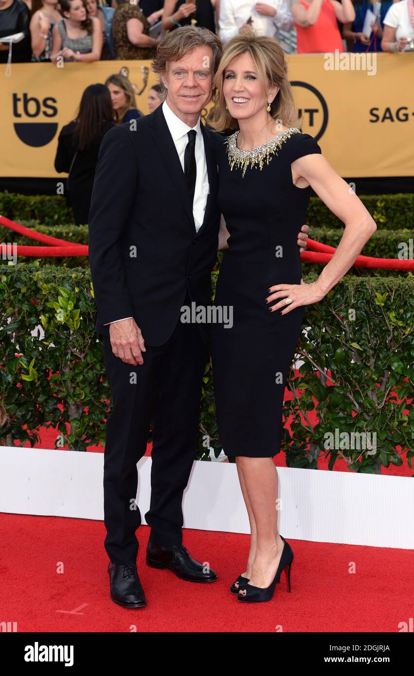 Felicity Huffman and William H. Macy arriving on the red carpet at the ...