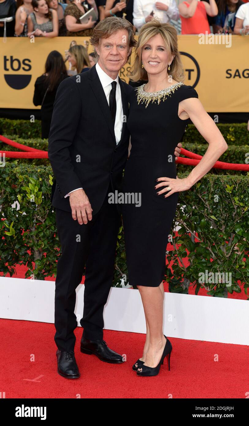 Felicity Huffman and William H. Macy arriving on the red carpet at the ...