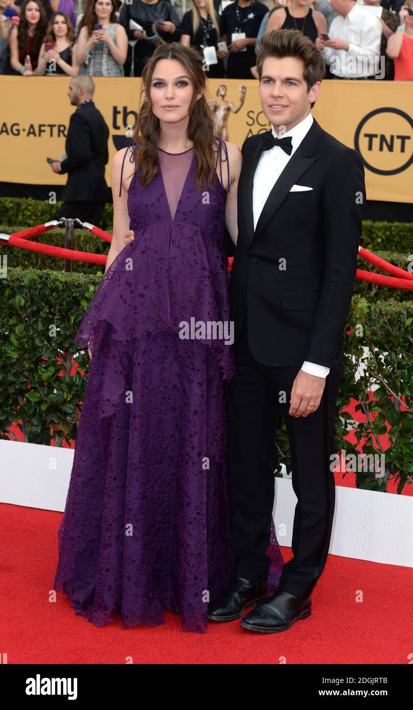 Keira Knightley and James Righton arriving on the red carpet at the ...