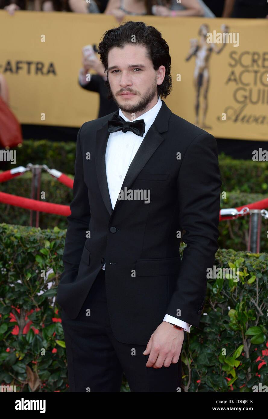 Kit Harington arriving on the red carpet at the 21st Annual Screen ...