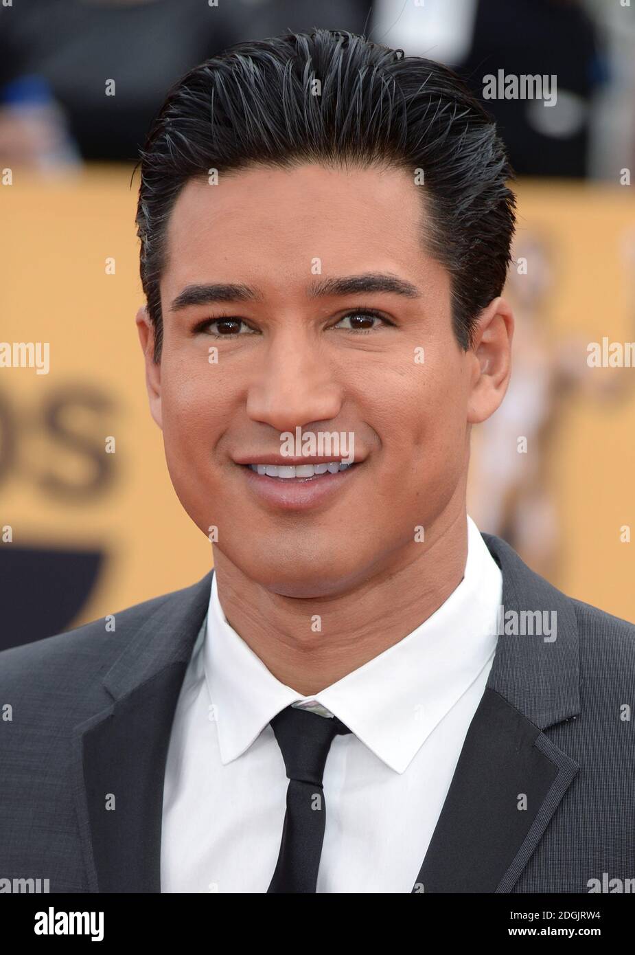Mario Lopez arriving on the red carpet at the 21st Annual Screen Actors ...