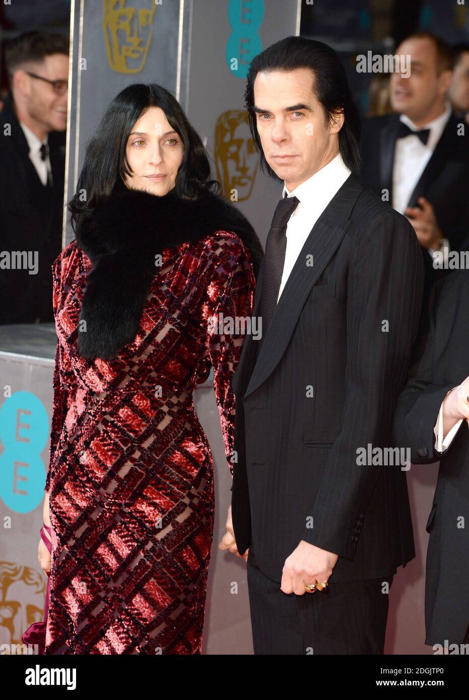 Nick Cave and wife Susie attending the EE British Academy Film Awards ...