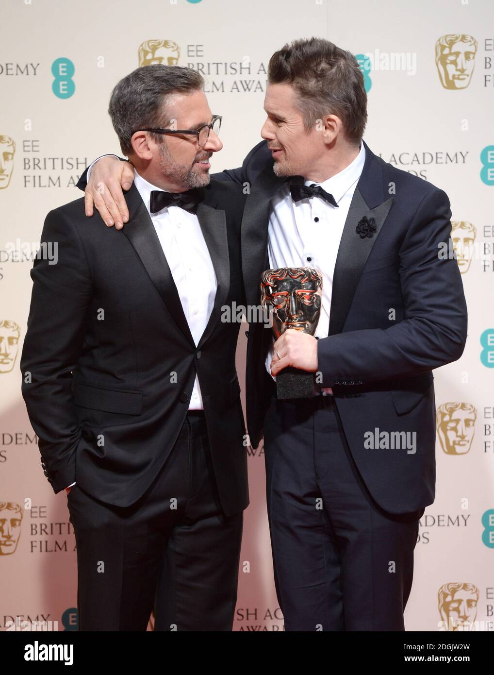 Steve Carell (Presenter) and Ethan Hawke, accepting the Best Director ...