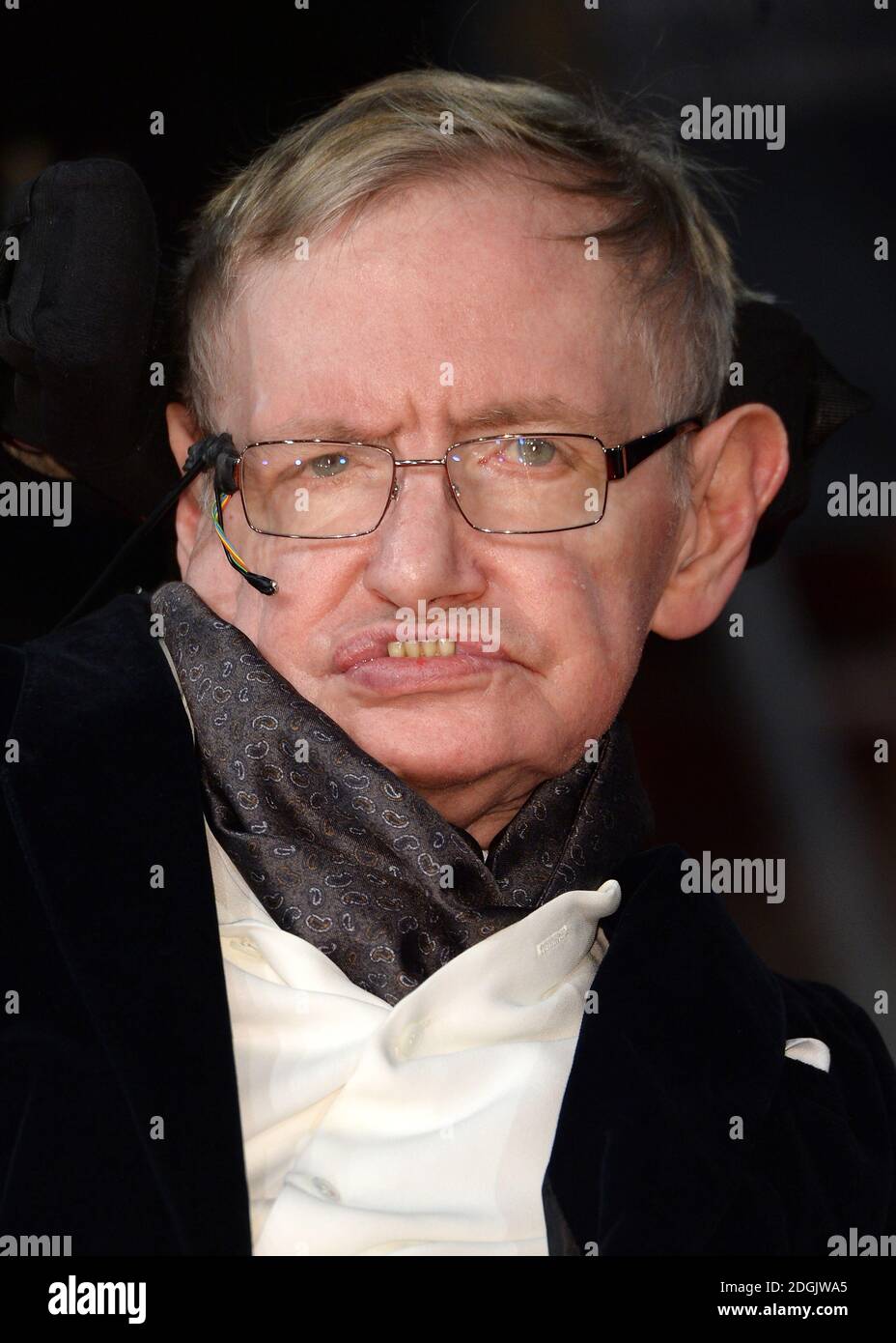 Prof Stephen Hawking attending the EE British Academy Film Awards 2015 ...