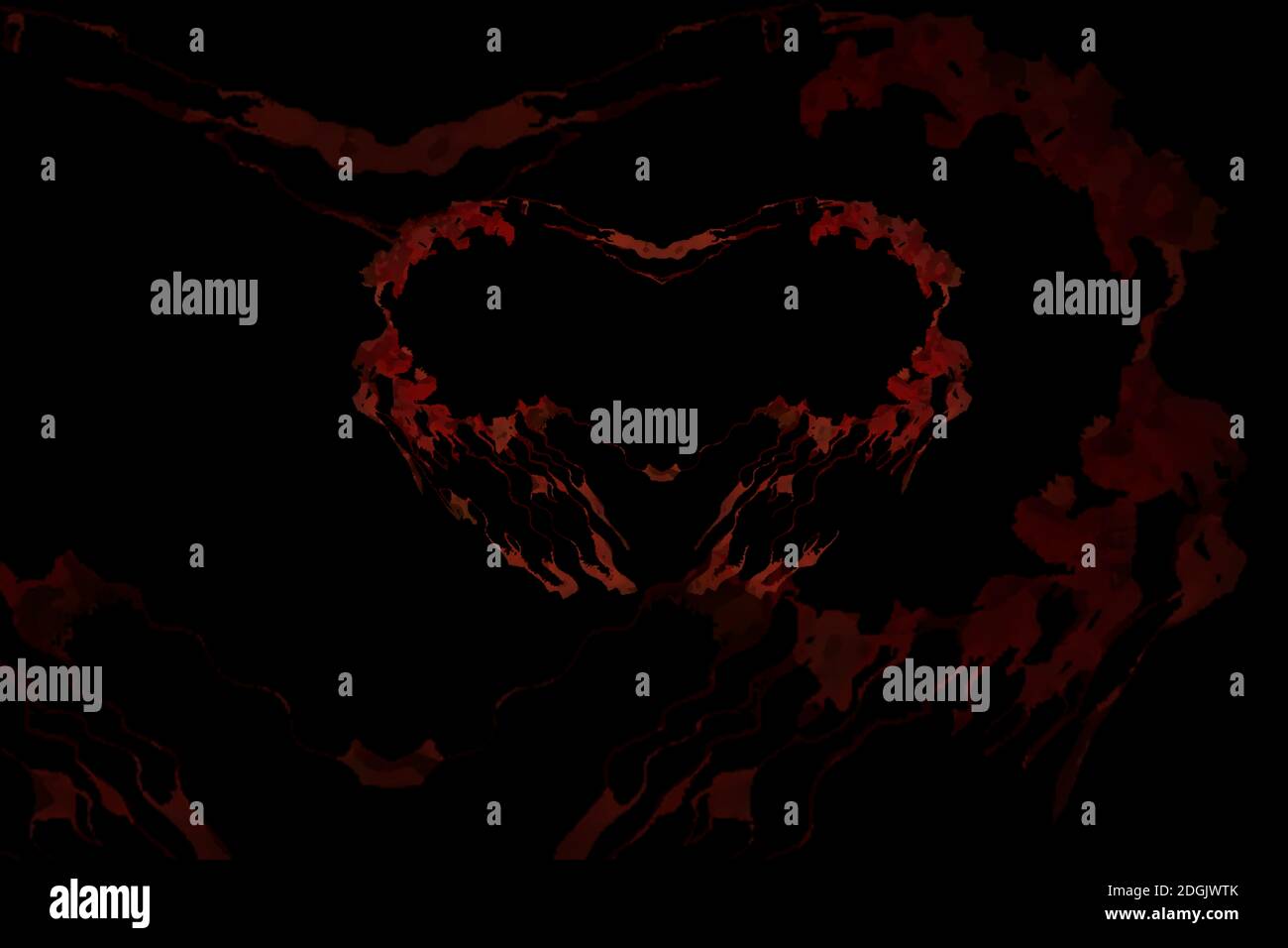 Red design pattern on Black background .Abstract wallpaper. Black ...